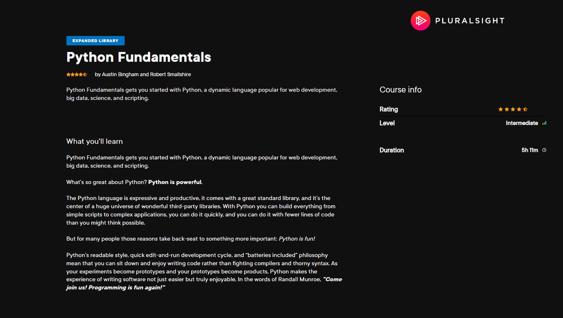 Best Python Courses in 2022 [Online Python Course]