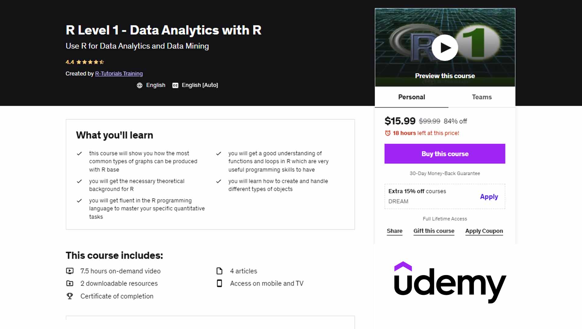 10 Best R Courses to Learn Data Science in 2022
