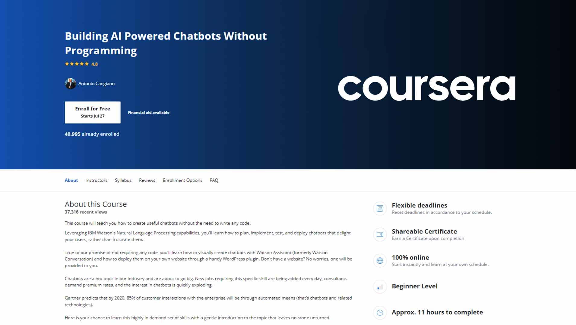 10 Top-Rated AI Courses for Professionals of All Levels